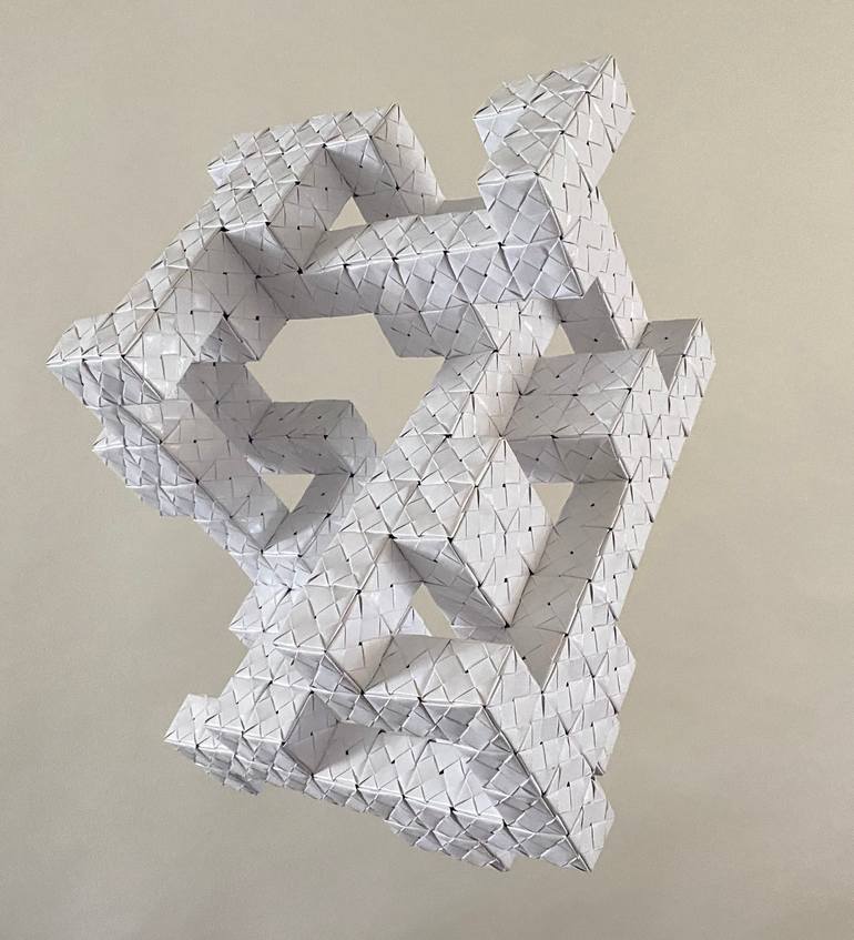 Abstract 3d Paper Sculpture