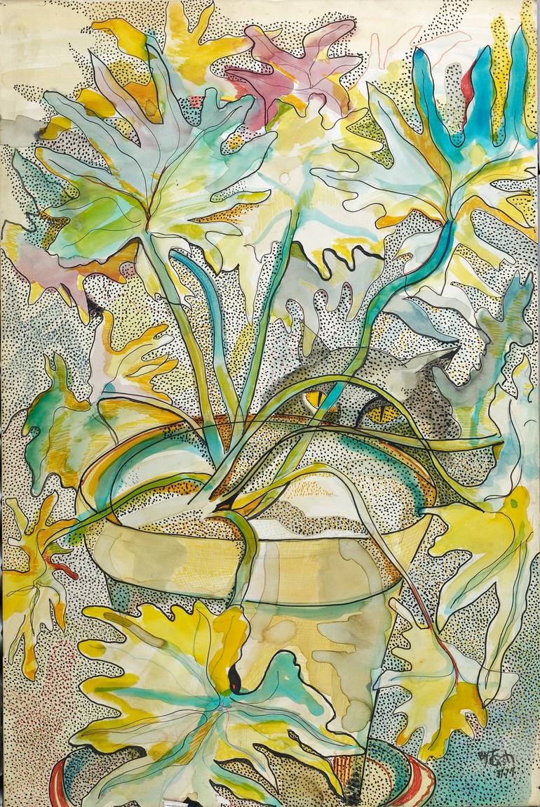 WHERE'S KITTY? Painting by Tom Cash | Saatchi Art