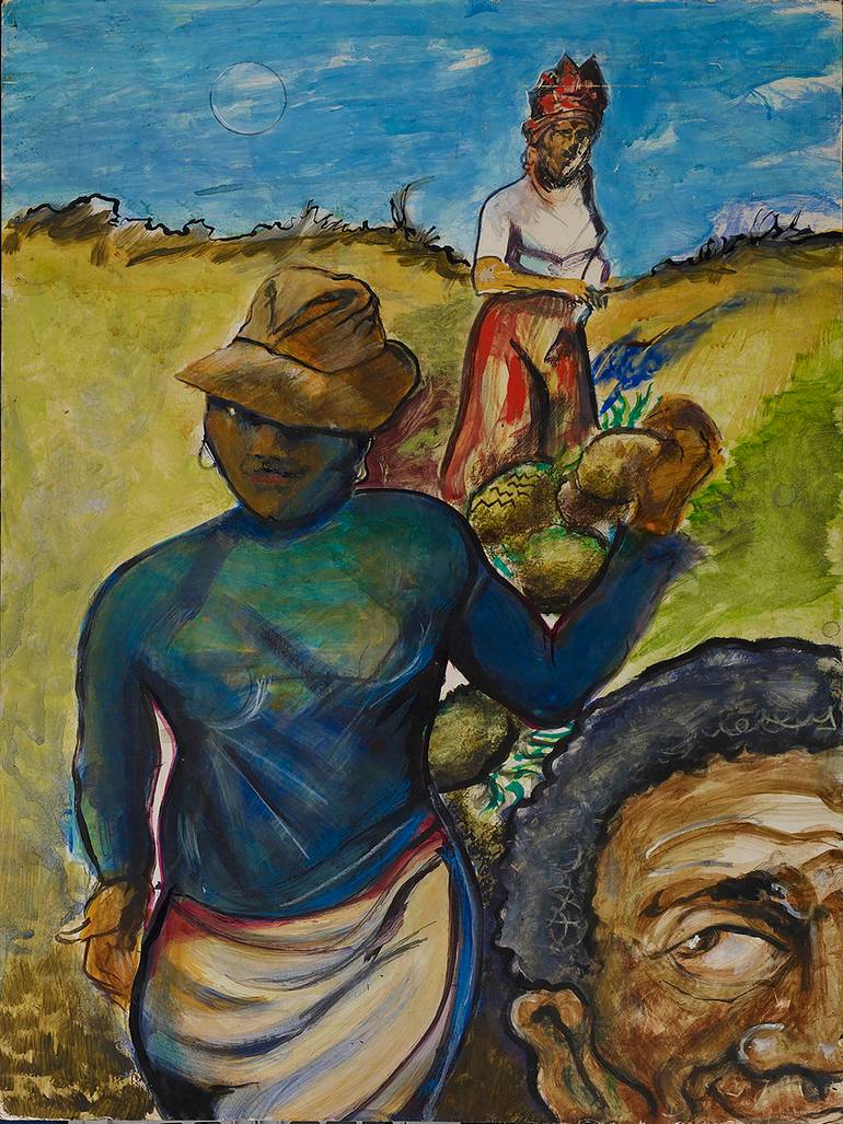 TO MARKET Painting by Tom Cash | Saatchi Art