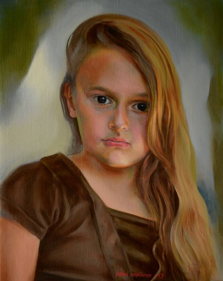 Alexandra Painting by Jukka Nopsanen | Saatchi Art