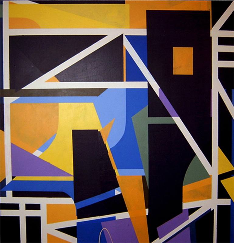Mondrian Schmondrian Painting by Ashley Whiting | Saatchi Art
