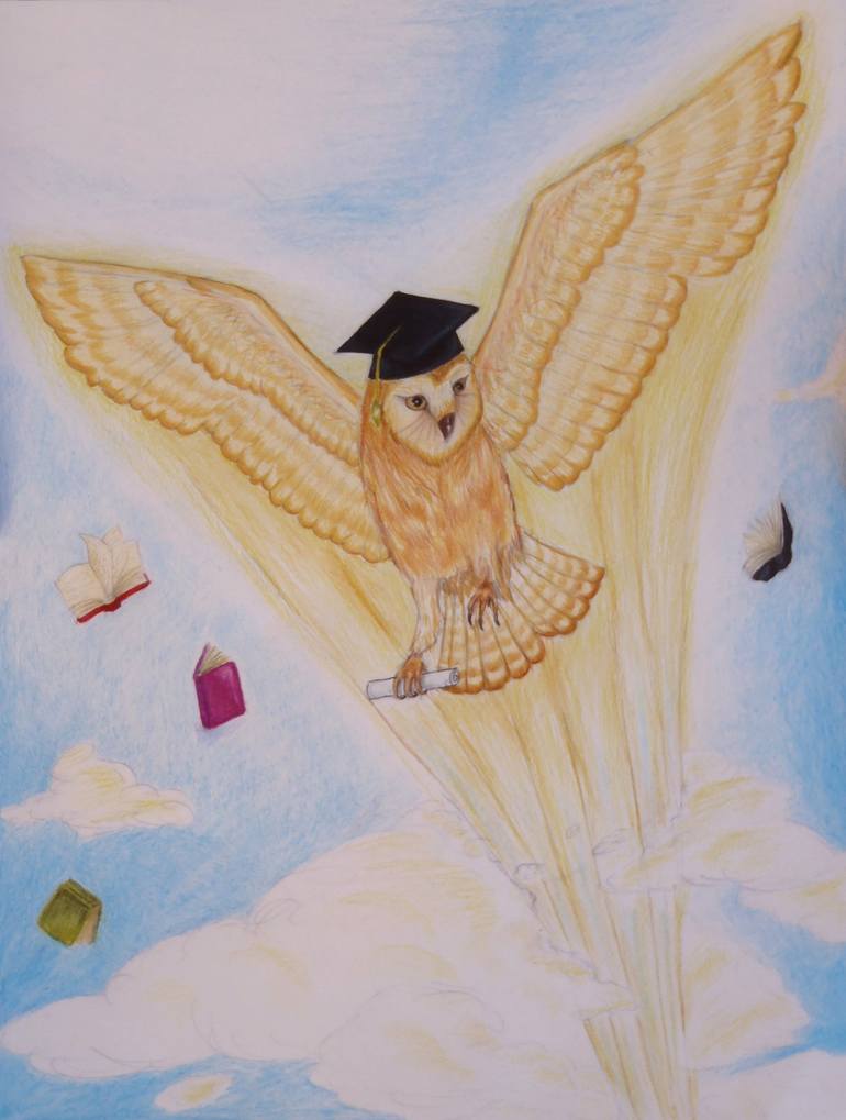 Higher Education Drawing by Nicole Marie Smith | Saatchi Art