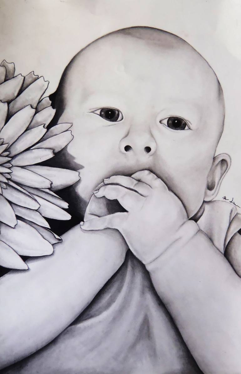 Speak no evil. Drawing by Nicole Marie Smith | Saatchi Art