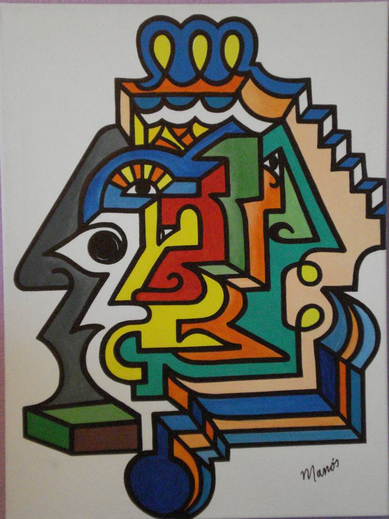 Perception Painting by Tim Manos | Saatchi Art
