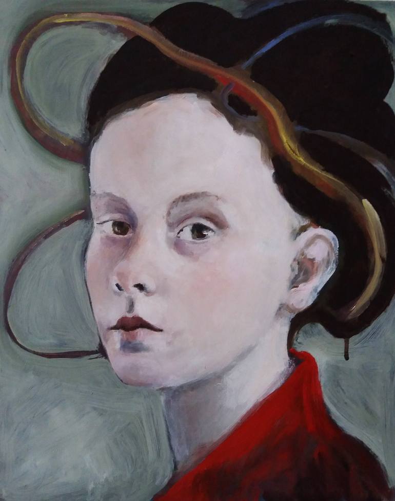 Circles of thought Painting by Regine Kuschke | Saatchi Art