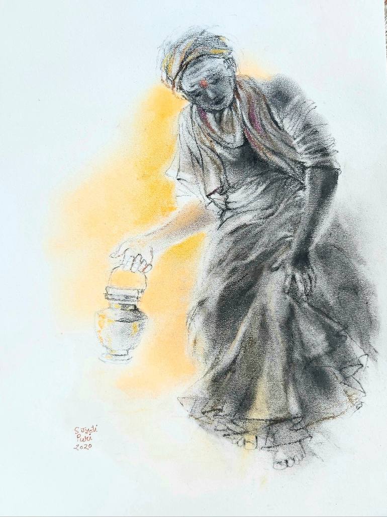 believer Drawing by Jyoti S Puri | Saatchi Art