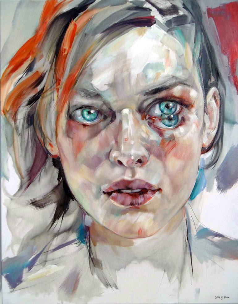 Fear Painting by Sofia G Ruiz | Saatchi Art