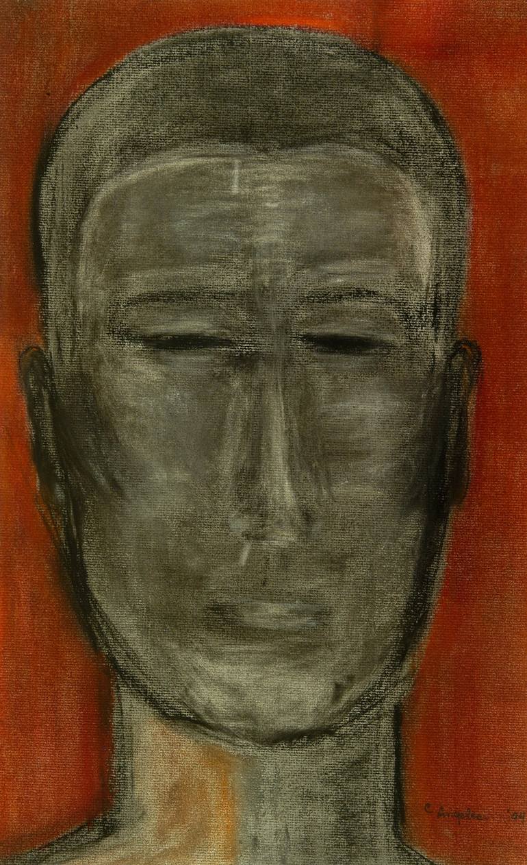 The Monk Drawing by Cynthia Angeles | Saatchi Art