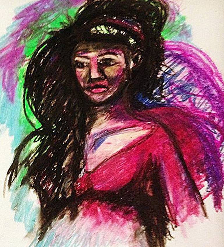 Mary's Dismay Drawing by Ashley Long | Saatchi Art