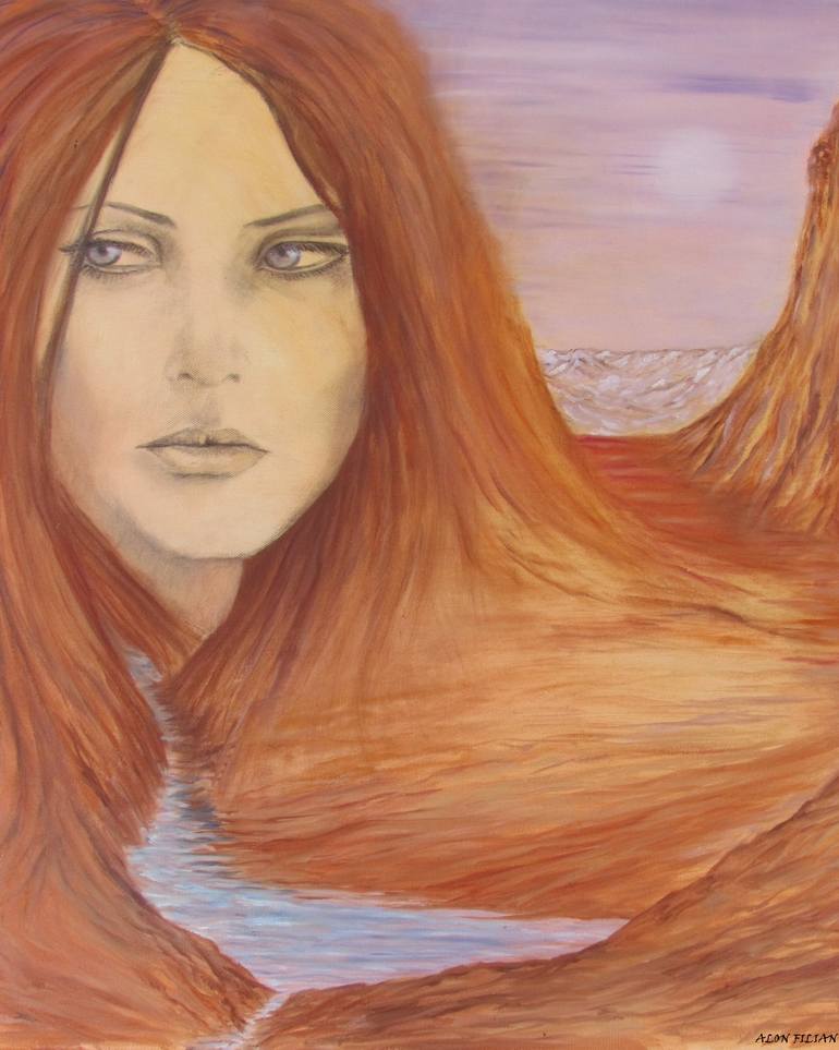 Thoughts Painting by ALON FILIAN | Saatchi Art