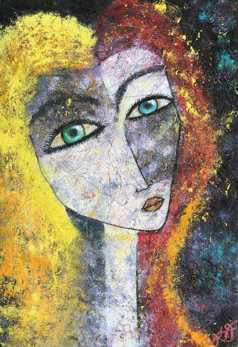 woke woman 9 Painting by Jason Lincoln Jeffers | Saatchi Art