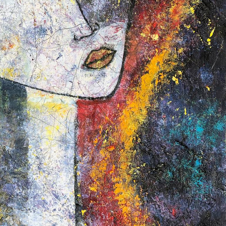 woke woman 9 Painting by Jason Lincoln Jeffers | Saatchi Art