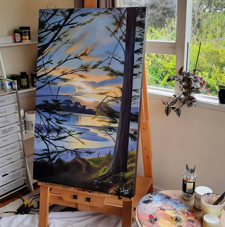 Katikati Dream Painting by Karl Andrews | Saatchi Art