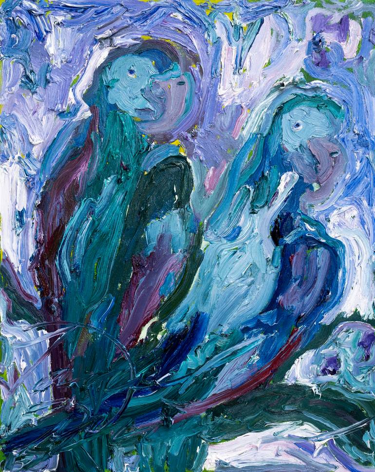 In the Trees Painting by Daniel Zimmerman | Saatchi Art