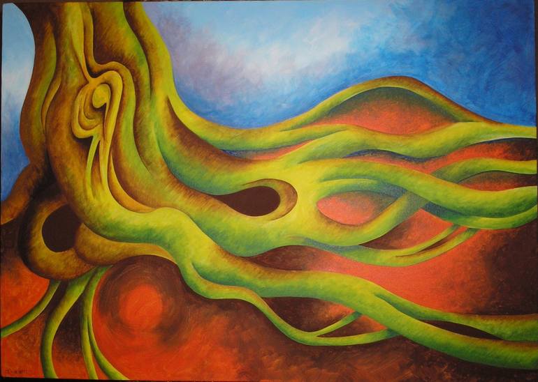 treeform Painting by john varden | Saatchi Art