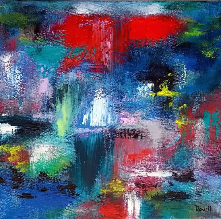 Sunday in the Park Painting by Jill Dowell | Saatchi Art