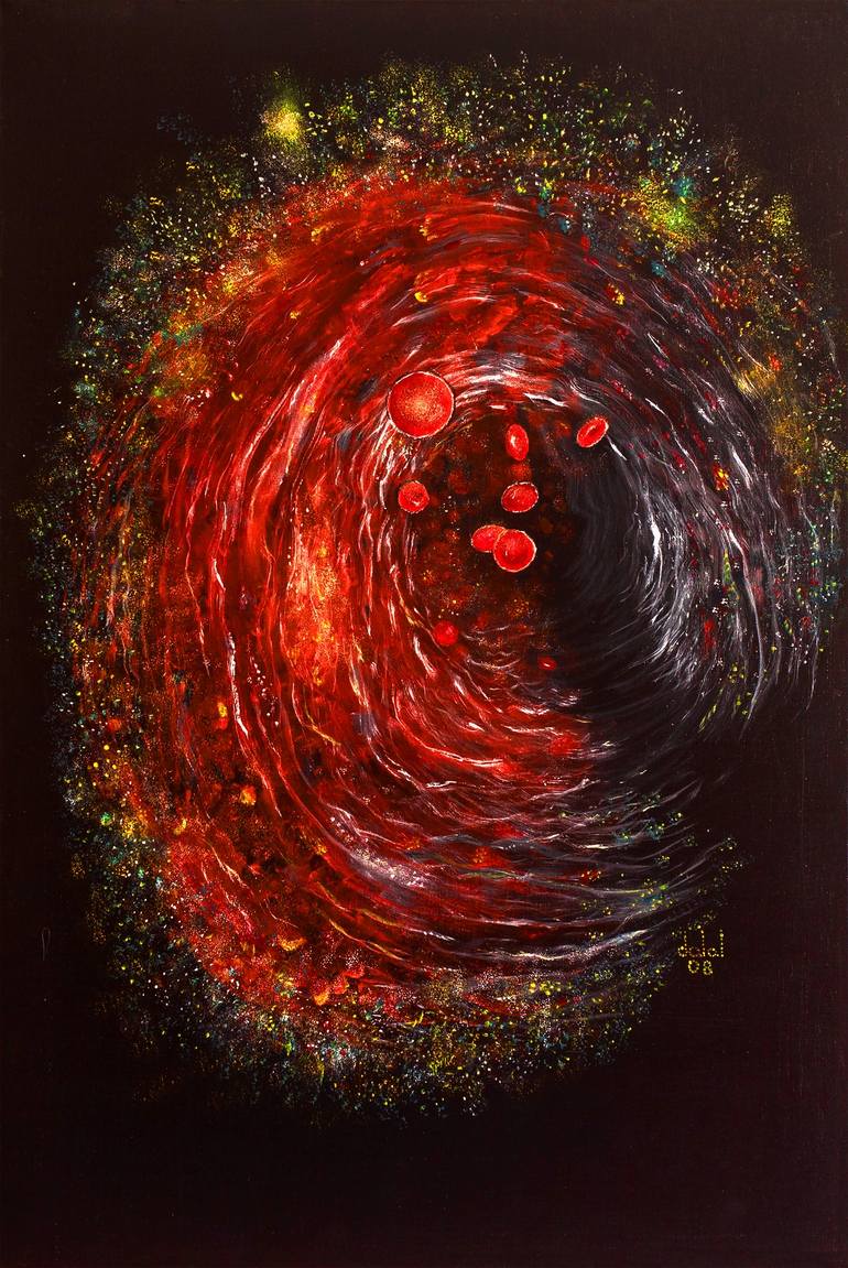 The Vortex Painting by Dalalism by Dalal Farah Baird | Saatchi Art