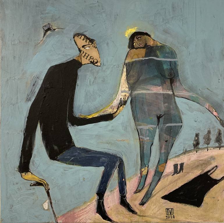 Wanton Woman Painting by ILYA VOLYKHINE | Saatchi Art