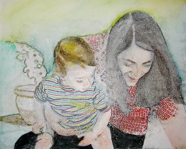 A second of innocence Painting by Sotiris Sotiriou | Saatchi Art