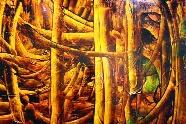 Beyond, Beneath Painting by Eve Arbel | Saatchi Art