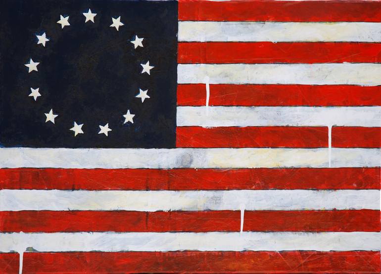 Flag #4 - I used to be named Georgie Painting by George Fiorini ...