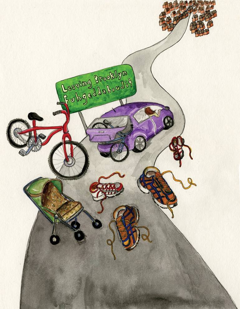 Fugheddaboudit Painting by Caryn Cast | Saatchi Art