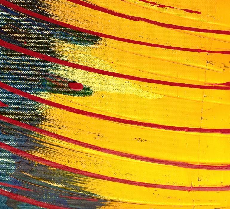 Yellow Express Painting by Rob van Heertum | Saatchi Art