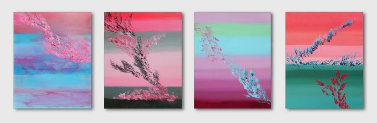 Infinite, quadriptych Painting by Davide De Palma | Saatchi Art
