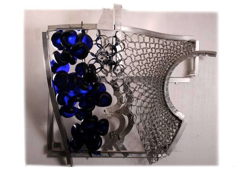 Blue Bleeding Sculpture by Tiberiu Mosteanu | Saatchi Art