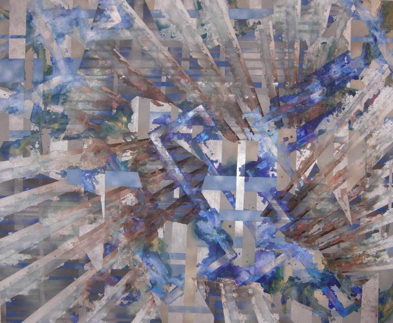 Distorted Structure Painting by Alexander Hinks | Saatchi Art