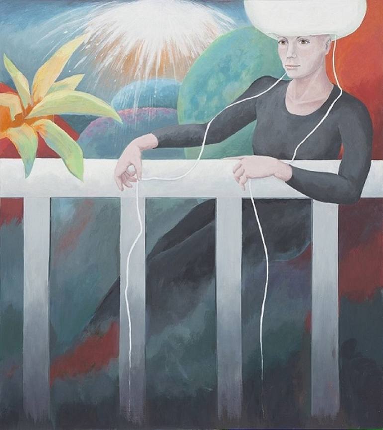 MICADO Painting by Helga Wachholz | Saatchi Art