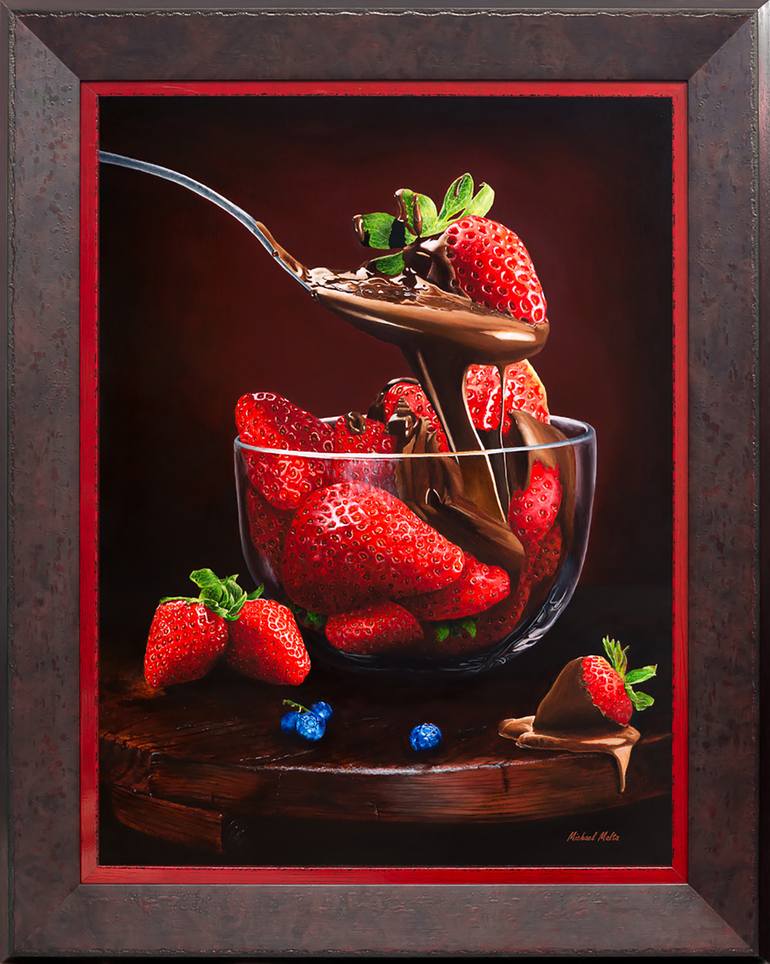 Indulge Painting by Michael Malta | Saatchi Art