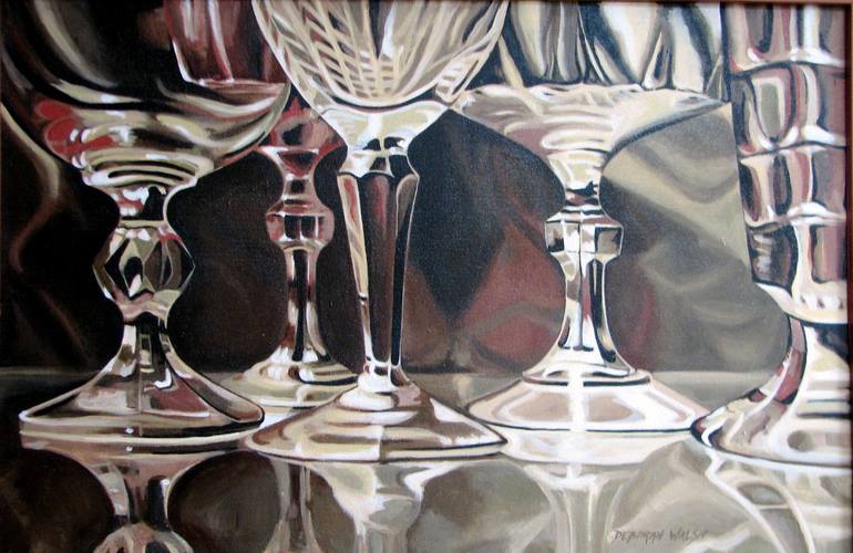 Stemware Painting by Deborah Walsh | Saatchi Art
