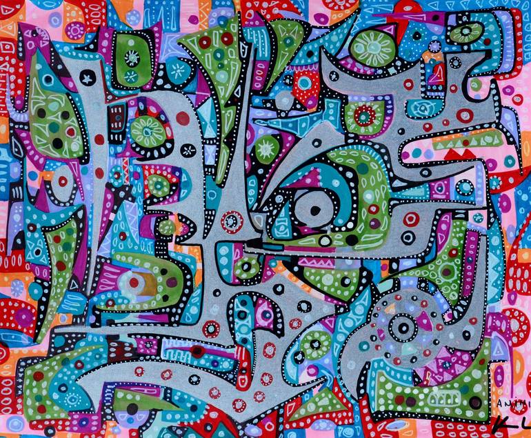 Avant maghrib original art by Kourosh Amini Drawing by Kourosh Amini ...