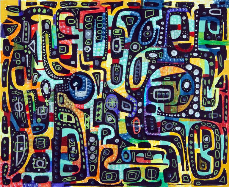 L'epoque du Son original work of art by Kourosh Amini Drawing by ...
