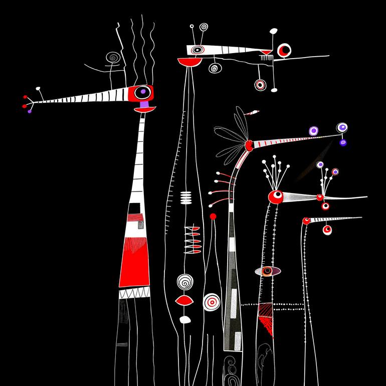 Grafi'KA.zoo.05” Digital by Glen Allison | Saatchi Art