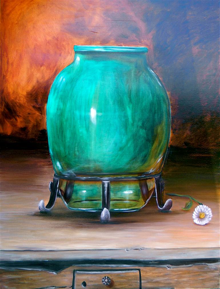 Emerald Palace Painting by Soli Bolanos | Saatchi Art