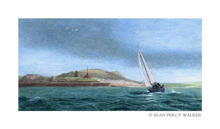 Approaching the Harbour Painting by Alan Percy Walker | Saatchi Art