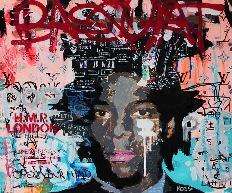 Basquiat Painting by Kristin Kossi | Saatchi Art