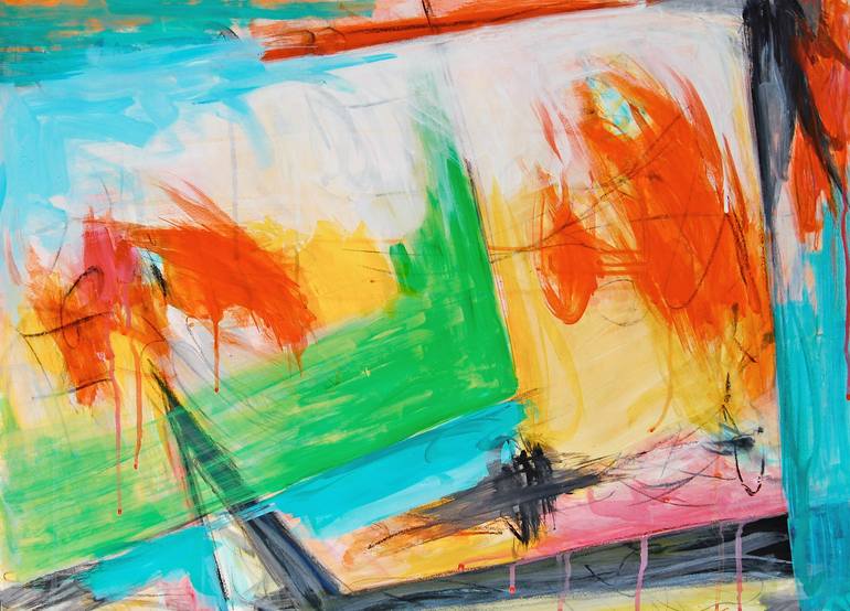 Free Birds Painting by Alvin Tan | Saatchi Art