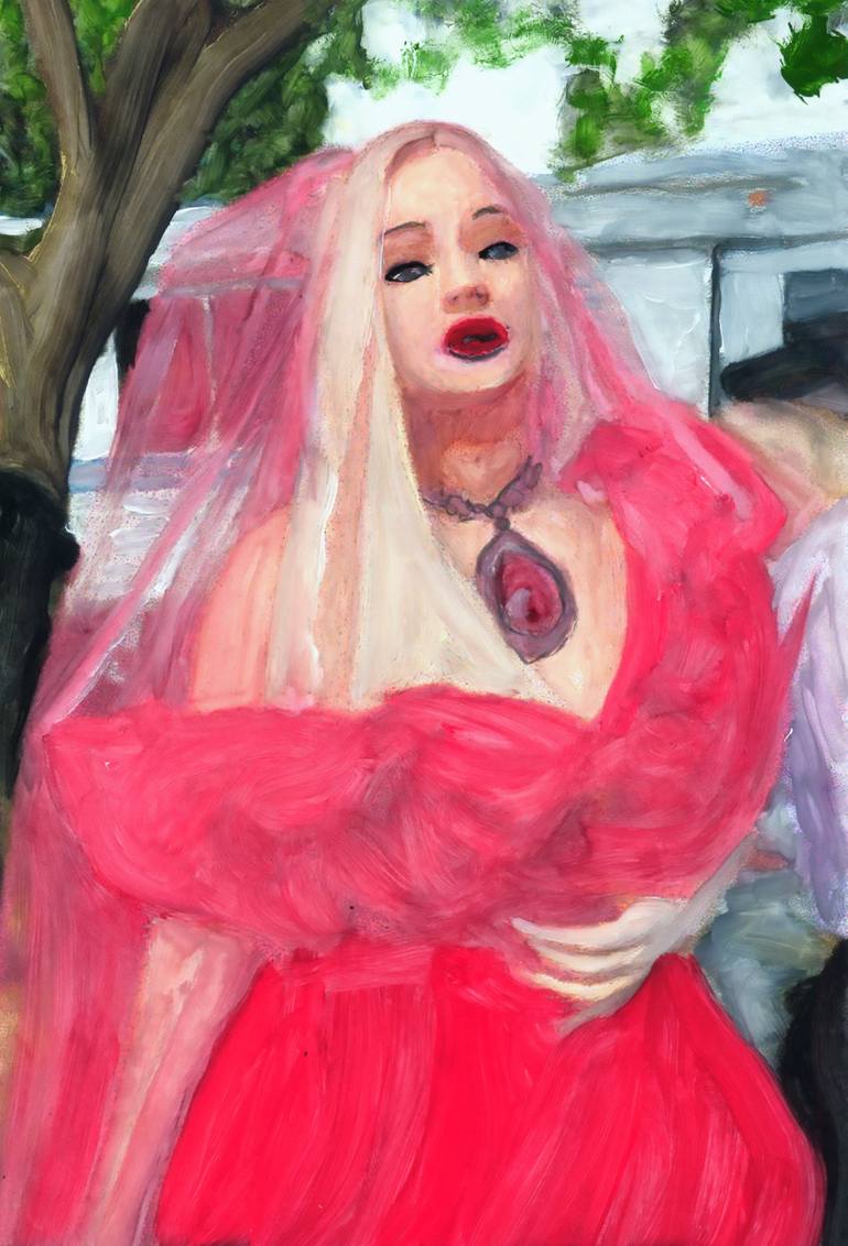 Kim Petras Painting by Christy Powers | Saatchi Art