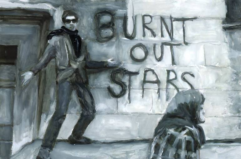 Shane McGowan, burnt out stars Painting by Christy Powers | Saatchi Art