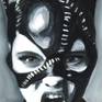 Christina Ricci, catwoman Painting by Christy Powers | Saatchi Art