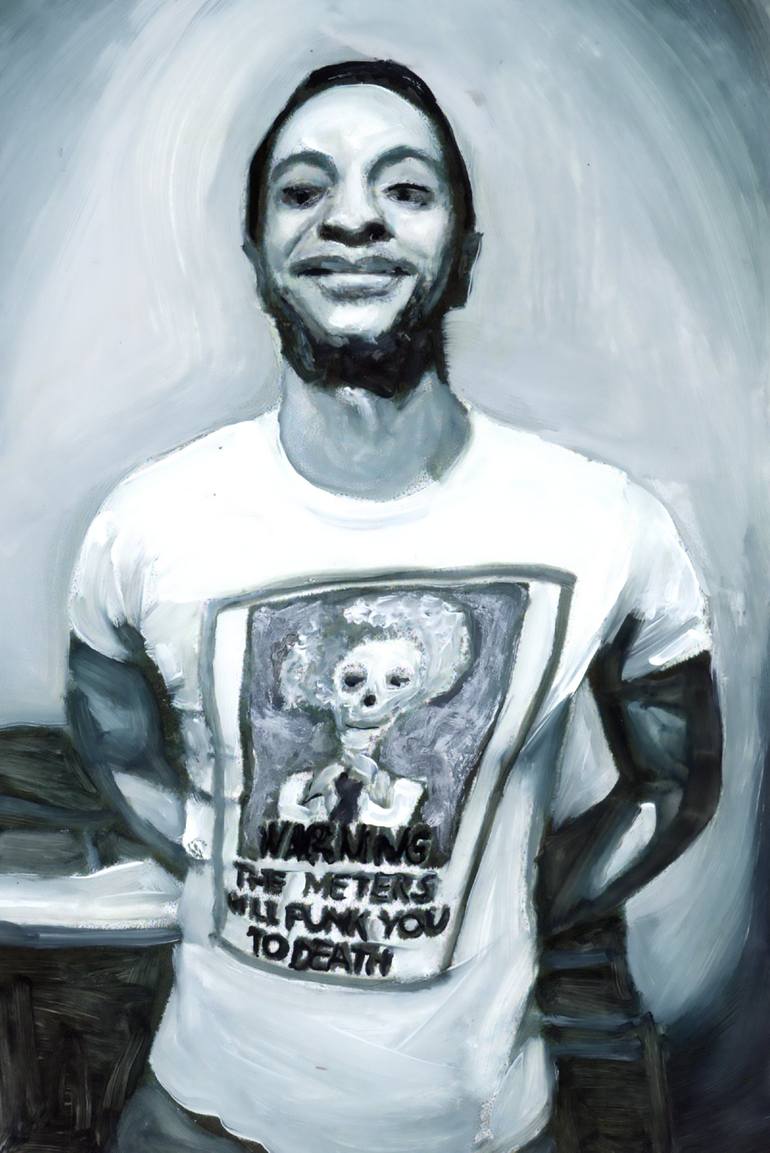 George Porter Jr. Painting by Christy Powers | Saatchi Art