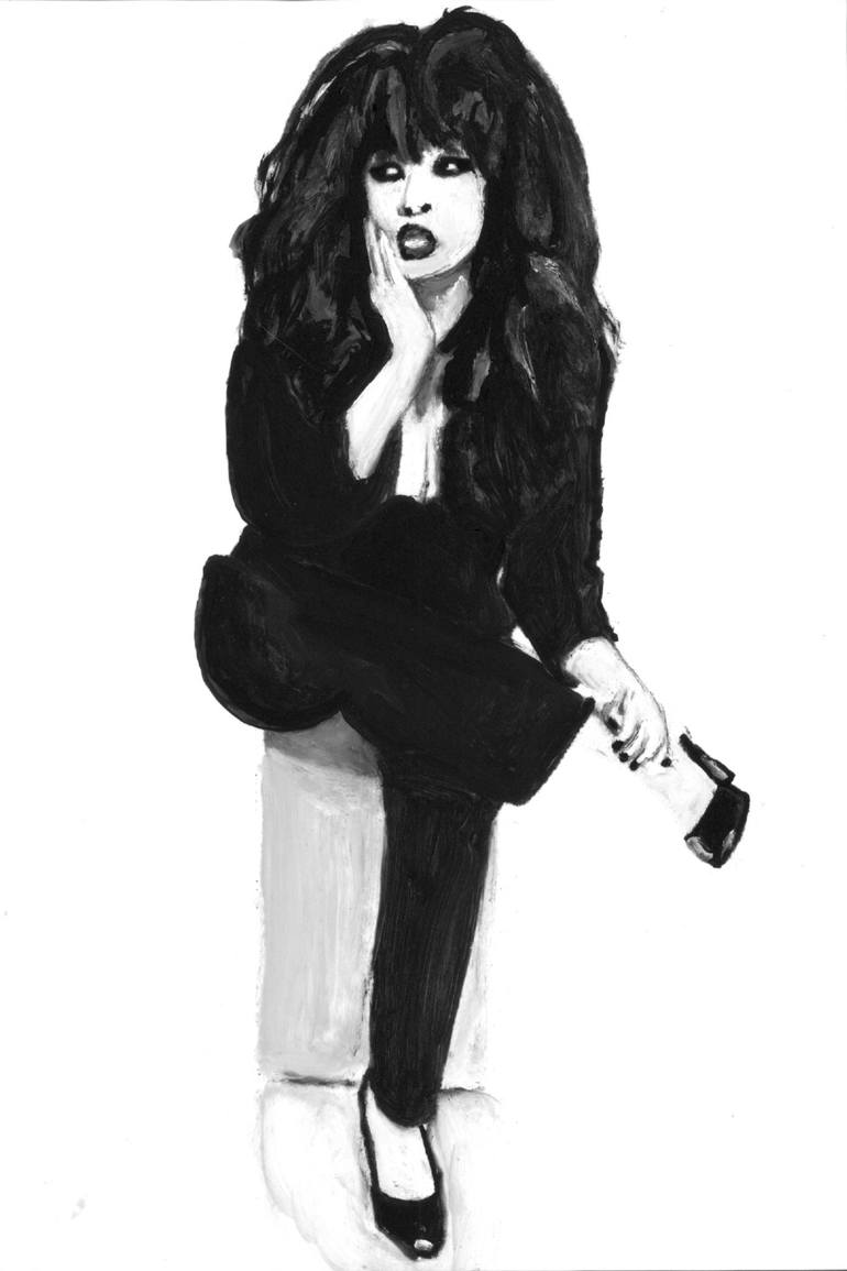Ronnie Spector Painting by Christy Powers | Saatchi Art