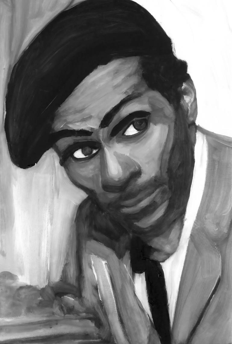 Chuck Berry Painting by Christy Powers | Saatchi Art