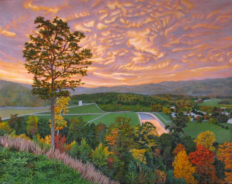 Welcome Center Painting by Kenneth Cobb | Saatchi Art