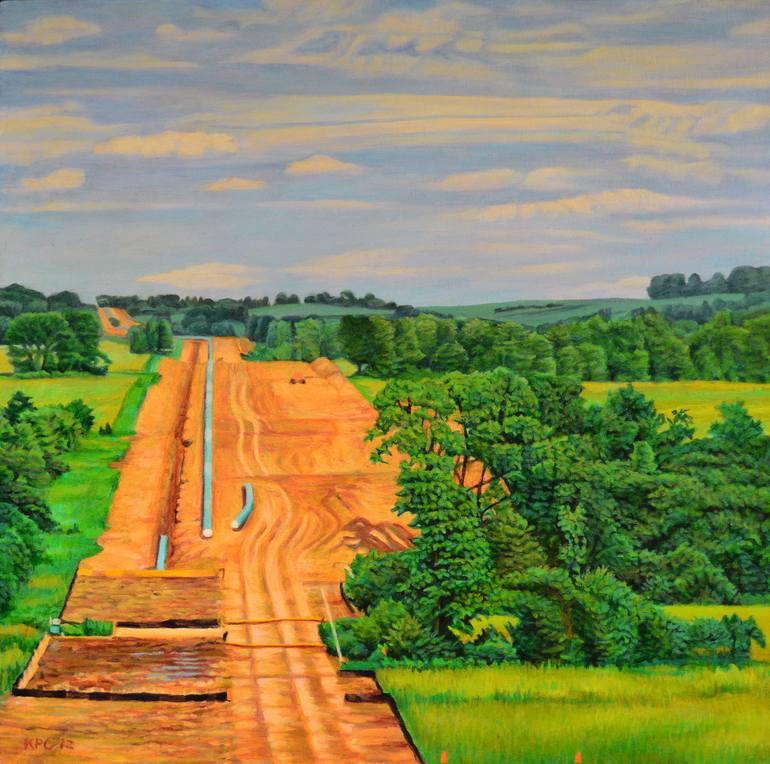 Circuit Painting by Kenneth Cobb | Saatchi Art