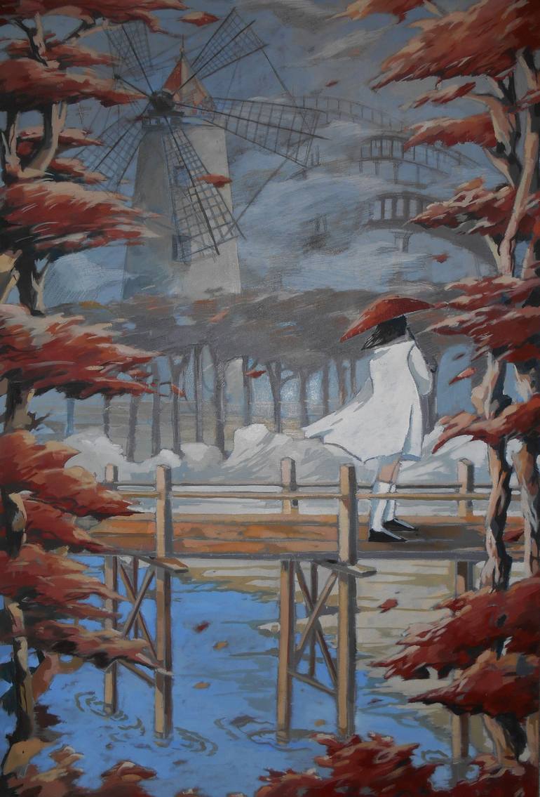 A storm is coming Painting by Alessandra Carloni | Saatchi Art