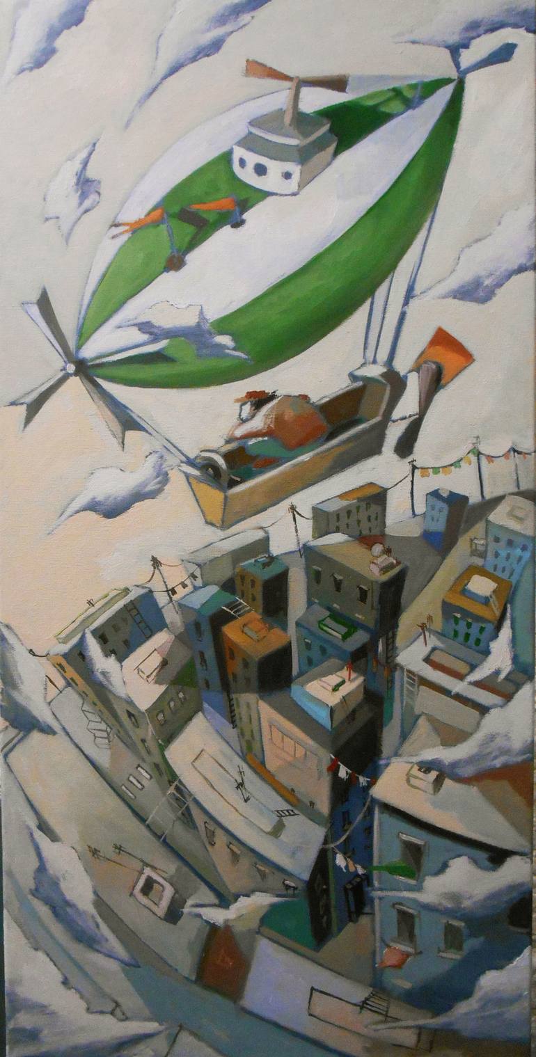 aerostatic' s nature Painting by Alessandra Carloni | Saatchi Art